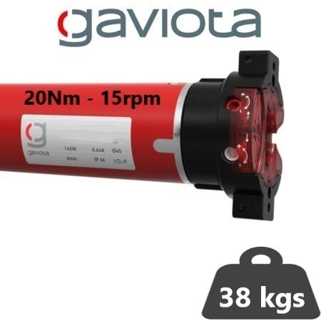 Gaviota Elite-i BOX S45(motor vía radio para toldos con cofre y ojiva ...